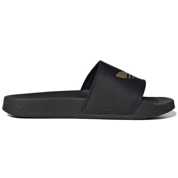 adidas | Shoes | Adidas Adilette Lite Core Blackcore Blackmatte Gold ...